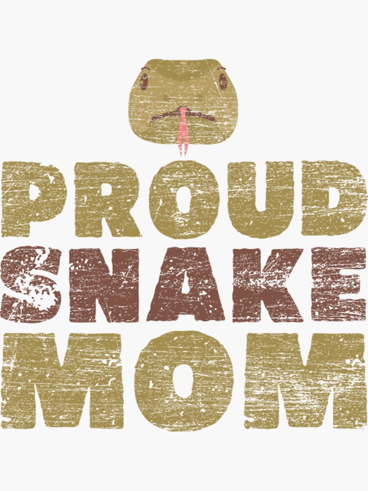 "Snakes Mom" Sticker for Sale by BartLang | Redbubble