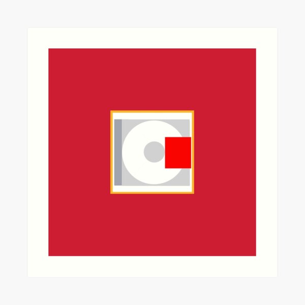 "kanye yeezus mbdtf album cover vector sticker" Art Print for Sale by ...