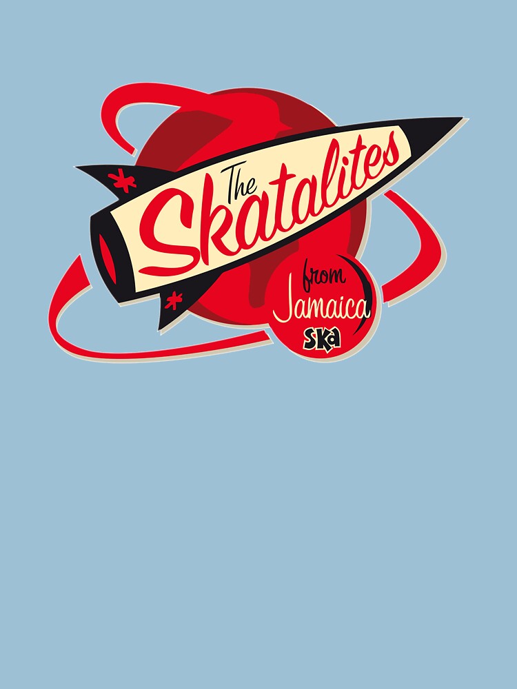 The Skatalites Rocktet Records Label T-Shirt, UK Retro Vintage Merch