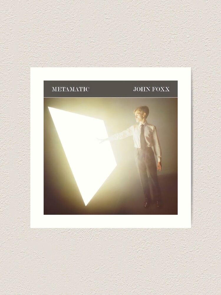 "John Foxx - Metamatic (1980 Print) " Art Print for Sale by ...