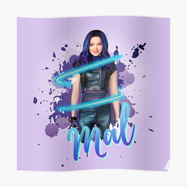"Mal - Descendants 3" Poster for Sale by Arte-Enchanted | Redbubble