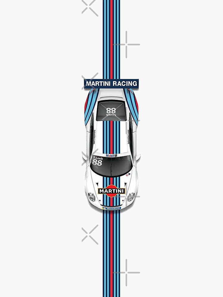 "Martini Racing" Sticker for Sale by jobizzy | Redbubble