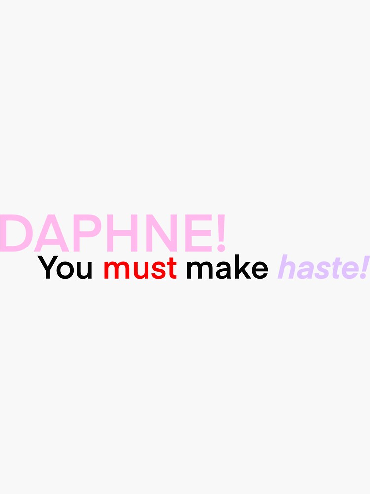 "make haste" Sticker by ghstickers | Redbubble