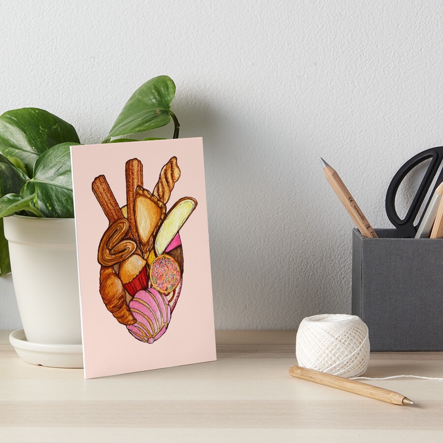 "Pan Dulce Heart" Sticker for Sale by newfoundandy | Redbubble