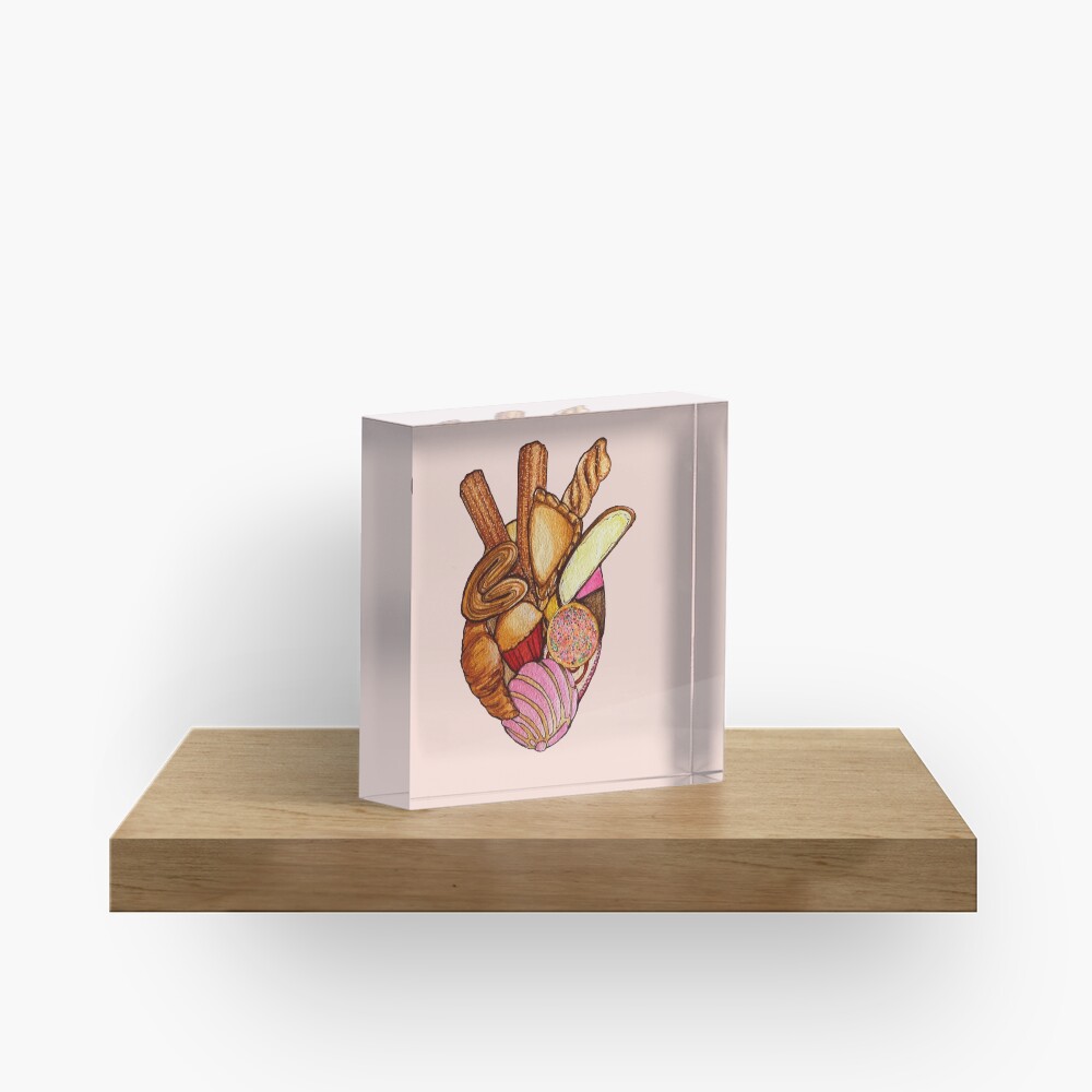 "Pan Dulce Heart" Sticker for Sale by newfoundandy | Redbubble