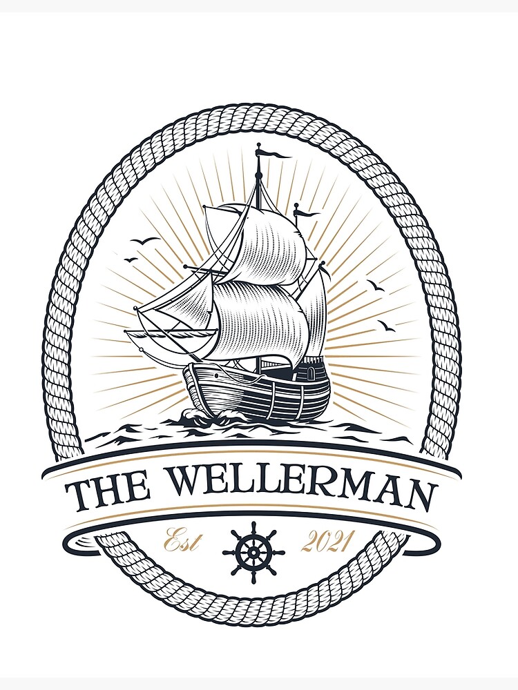 "The Wellerman Tik Tok Sea Shanty " Art Print by Redouardco | Redbubble
