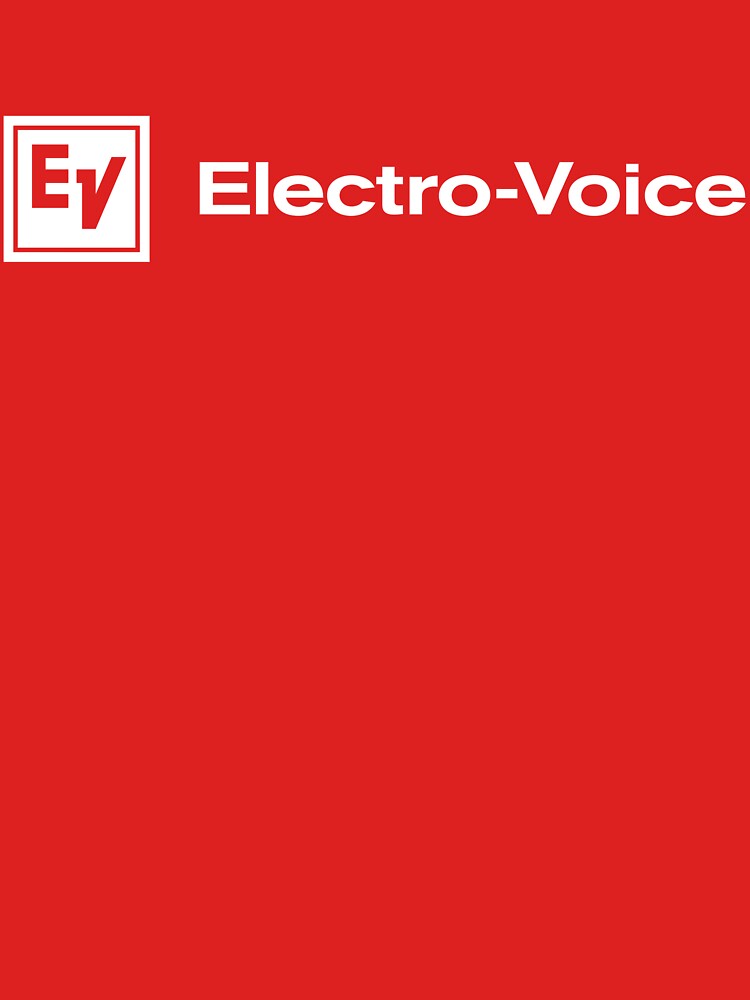 " Electro-Voice EV Professional Loudspeakers Mics Logo" T-shirt for ...