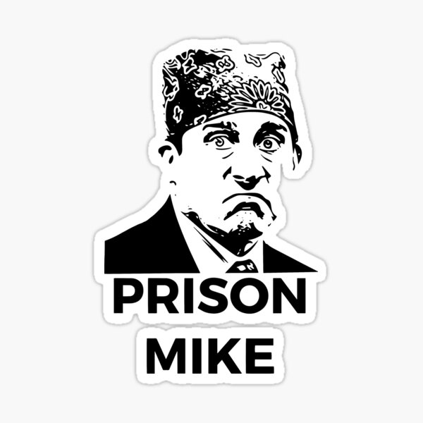"Prison Mike" Sticker for Sale by KenjiDesign | Redbubble