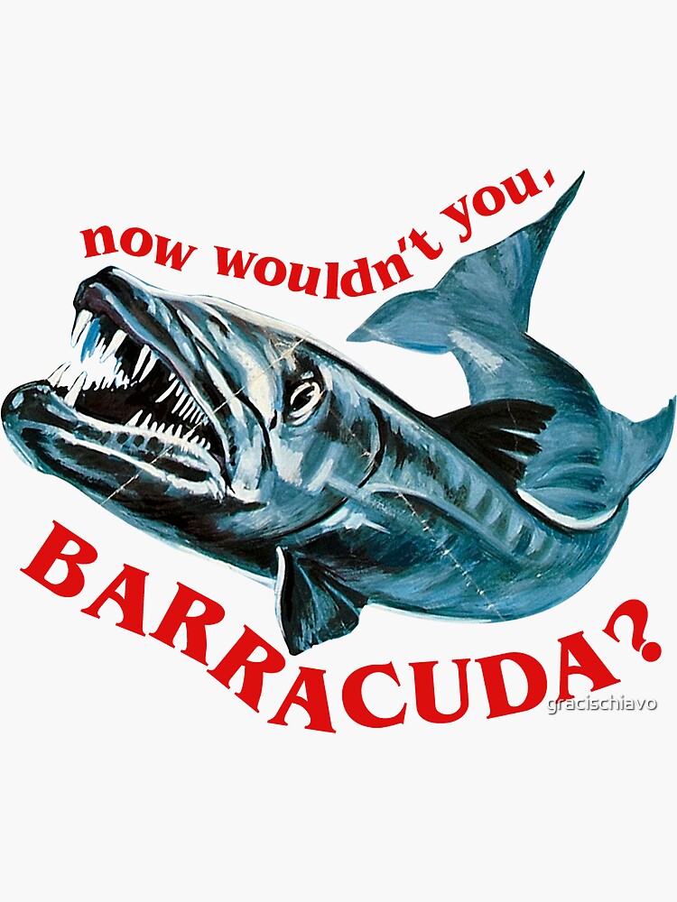 "barracuda" Sticker for Sale by gracischiavo | Redbubble