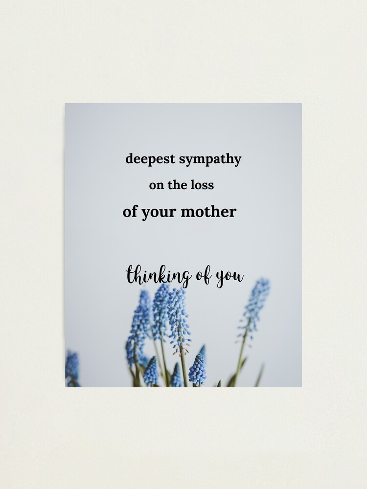 Impression photo « Carte de condoléances, carte de deuil, carte de ...