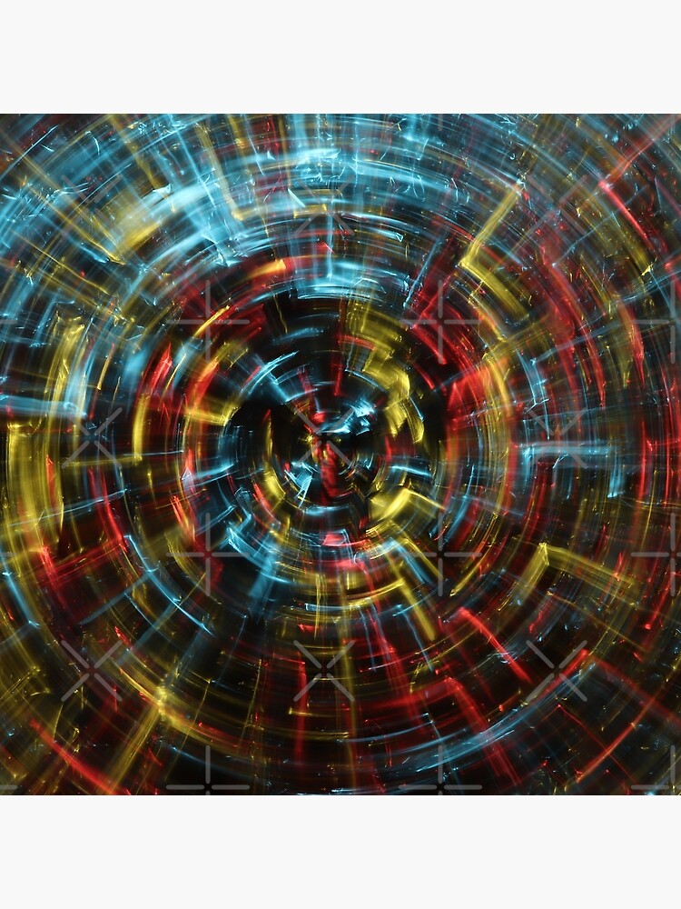 "Spinning Abstract Art" Poster by Lerouxs | Redbubble