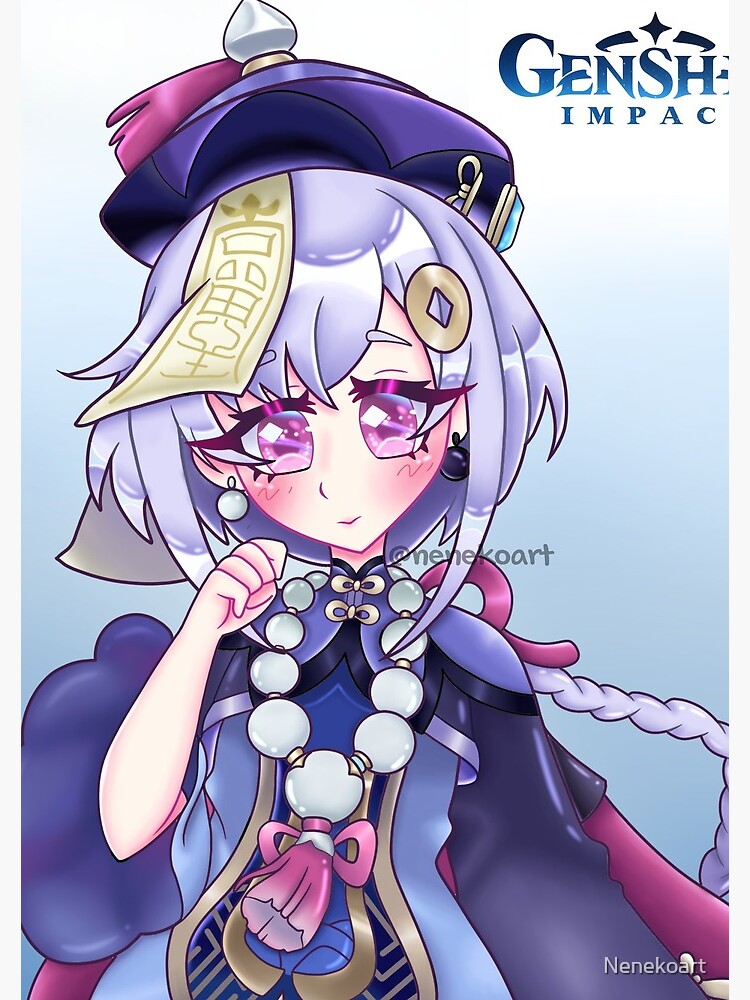 Cuaderno de espiral «qiqi, impacto genshin, fanart de qiqi, fanart de ...