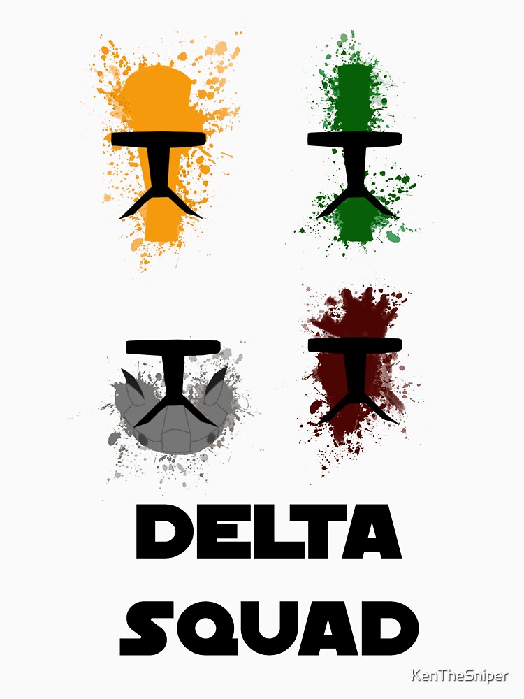 "Republic Commando - Delta Squad" T-shirt by KenTheSniper | Redbubble ...