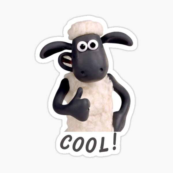 Sticker: Shaun Das Schaf | Redbubble