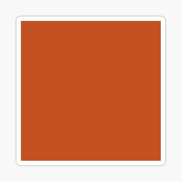 "SOLID PLAIN GRENADIER ORANGE" Sticker for Sale by SugarDesign | Redbubble
