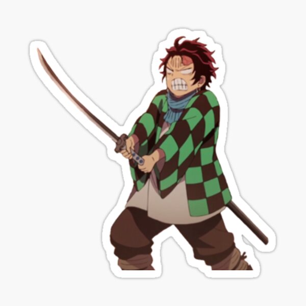 "Tanjiro, blade cleaving demons, anime, manga, art, demon, apple ...