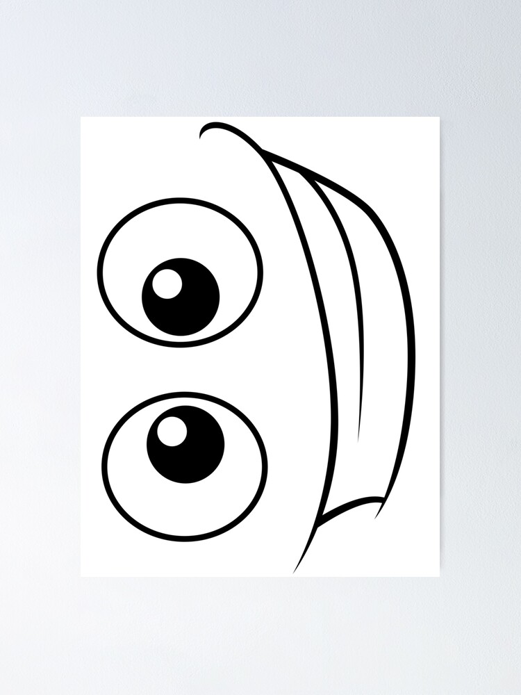 "Sideways smiley face" Poster by Coots89 | Redbubble