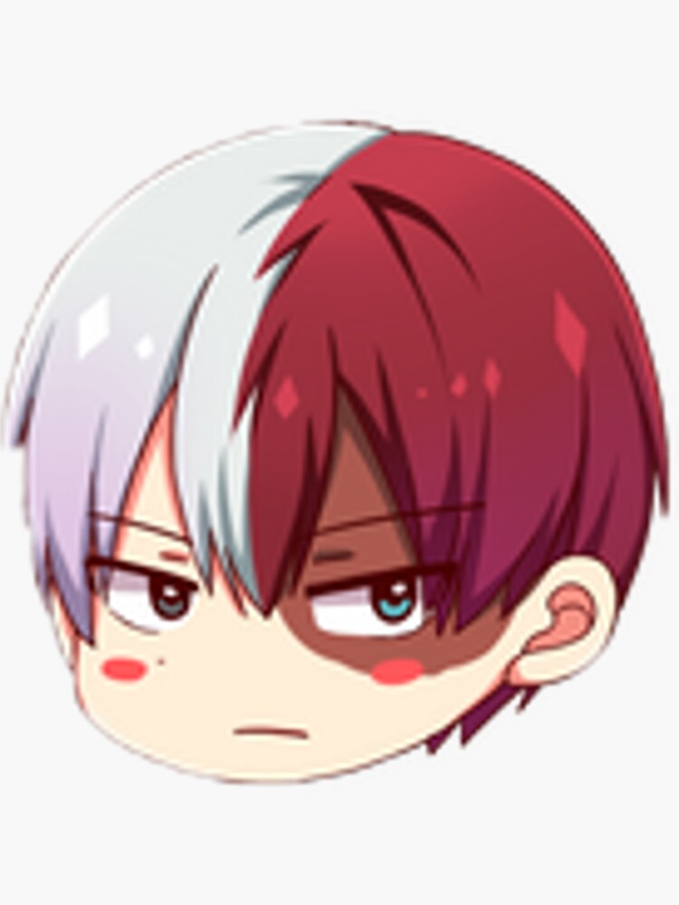 "Shoto Todoroki Sticker - My Hero Academia" Sticker by Manganimestore ...