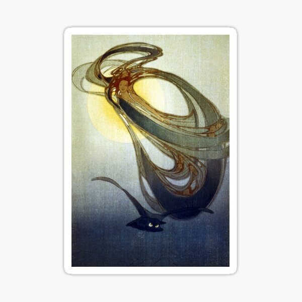 "Japanese Bat and Demon" Sticker for Sale by deepvoid | Redbubble