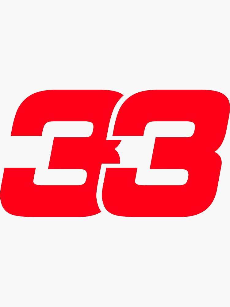 " 33" Sticker for Sale by reval-store | Redbubble