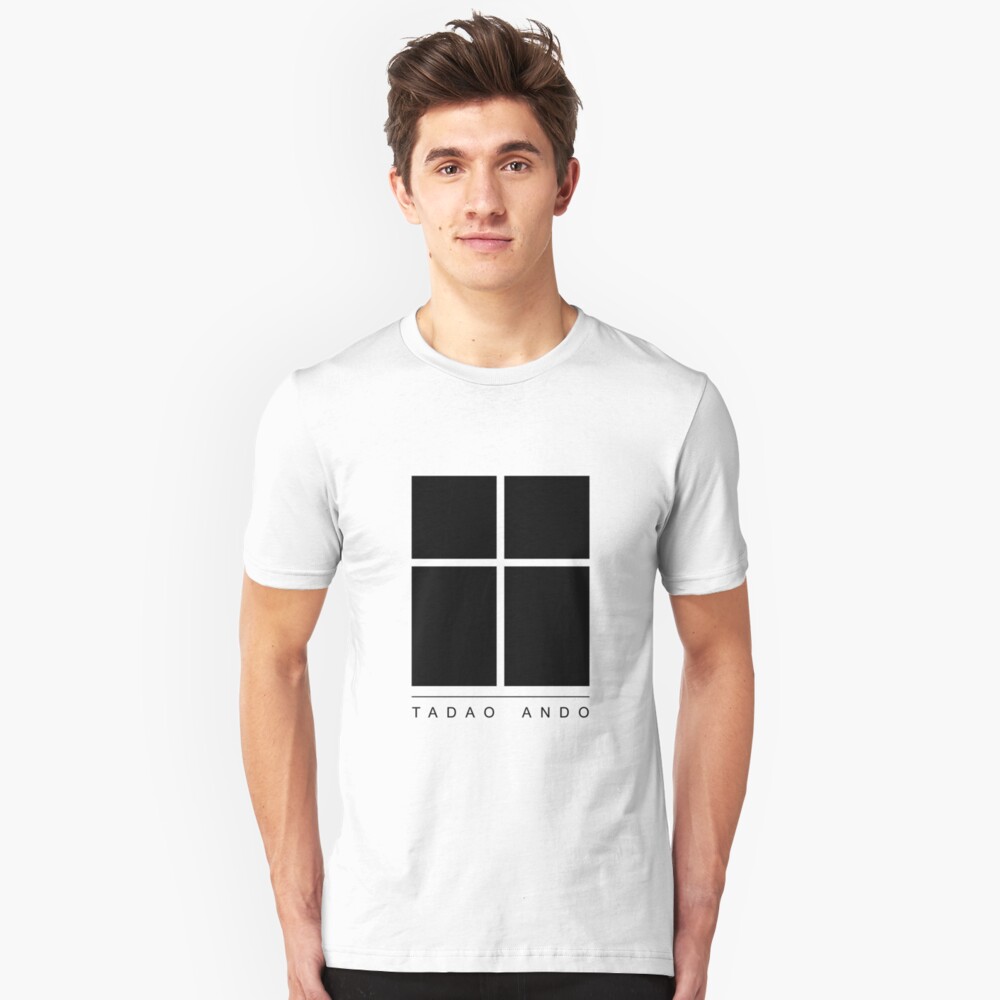 "Tadao Ando Logo" T-shirt by StrangeReflect | Redbubble