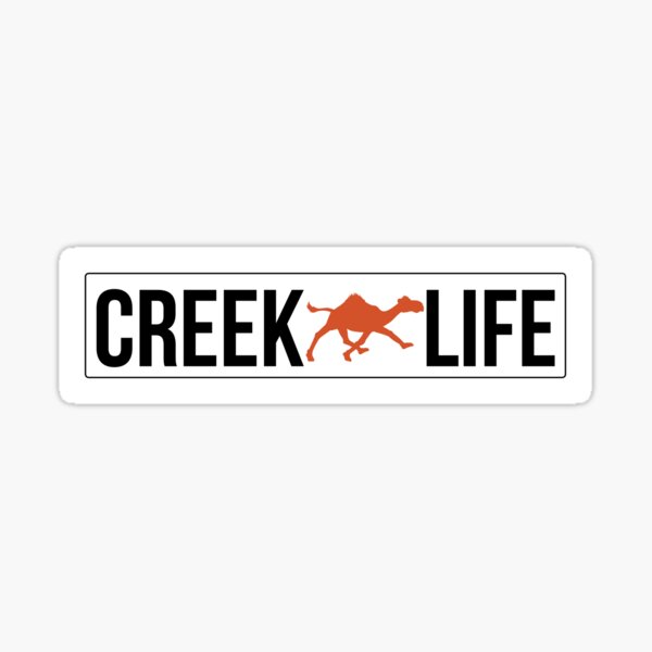 "Campbell Creek Life Sticker" Sticker for Sale by KHdesigns | Redbubble