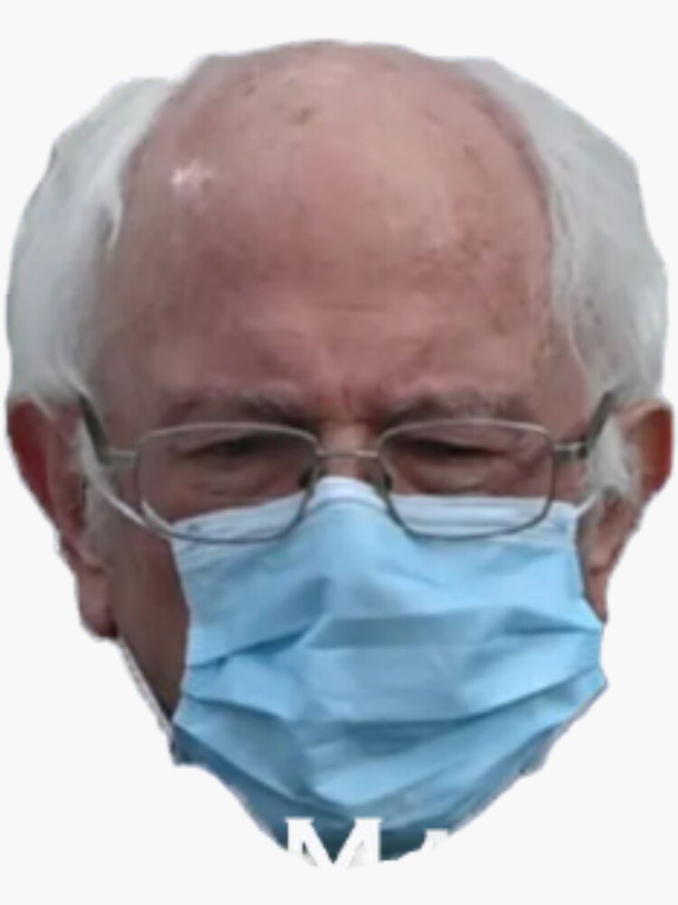 "bernie sanders funny meme" Sticker for Sale by Crystaldn | Redbubble