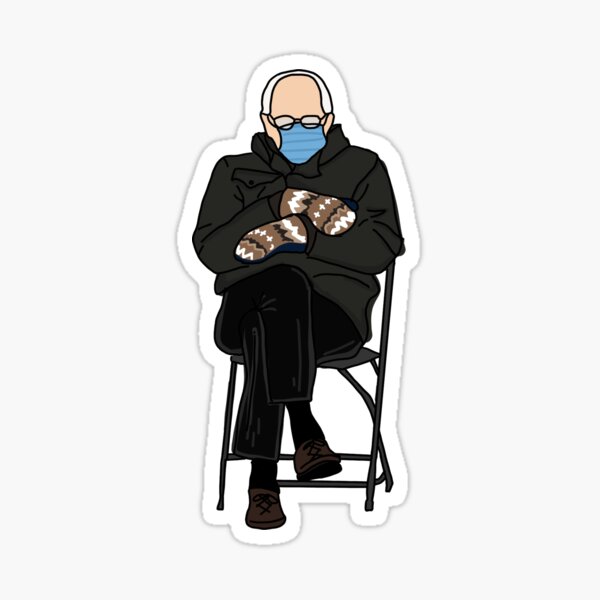 "Bernie" Sticker for Sale by Molski | Redbubble
