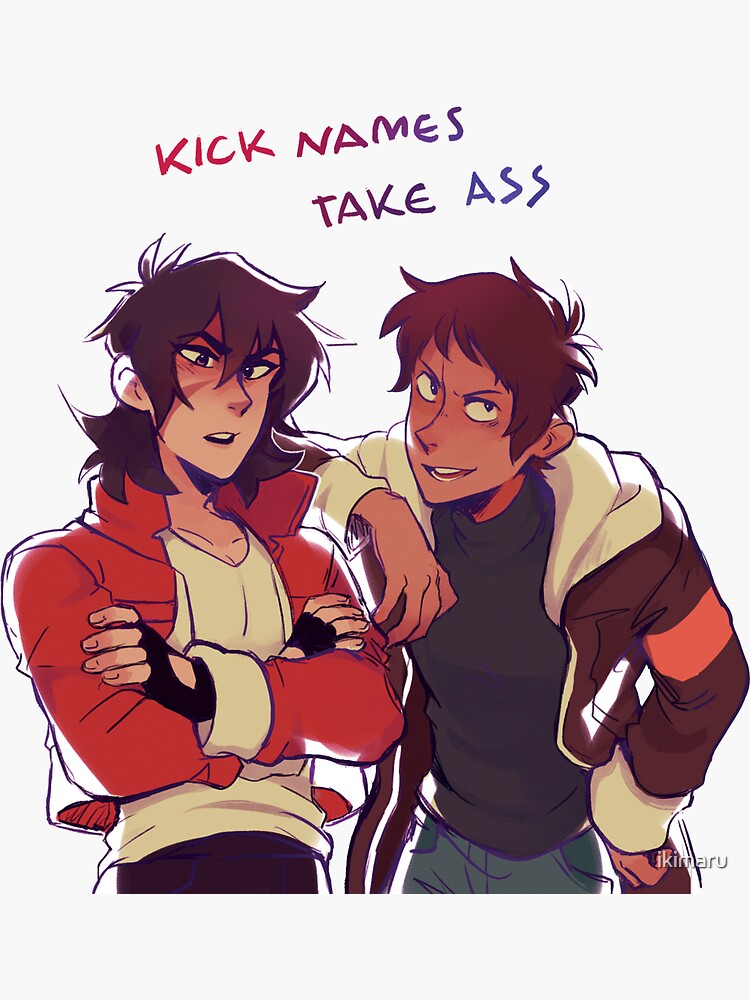 "Kick names" Sticker for Sale by ikimaru | Redbubble