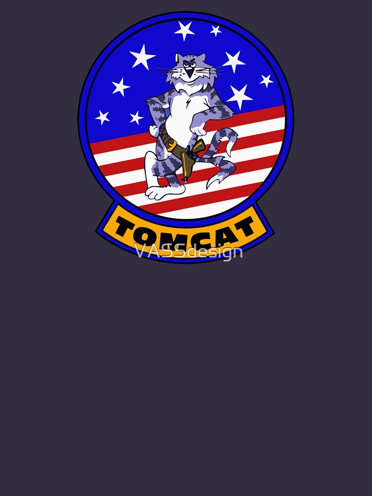 "F-14 Tomcat Insignia" T-shirt for Sale by VASSdesign | Redbubble | f14 ...