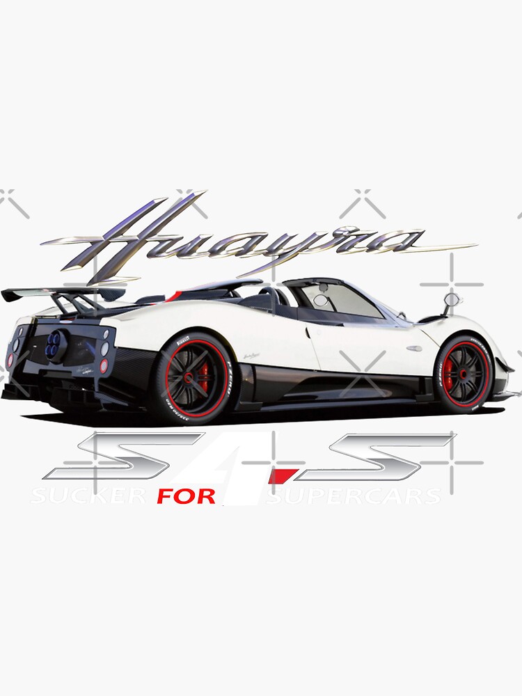 "Pagani Huayra Supercar Products" Sticker for Sale by Sucker4Supercar ...