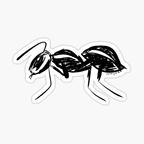 "ant" Sticker by vshipton | Redbubble