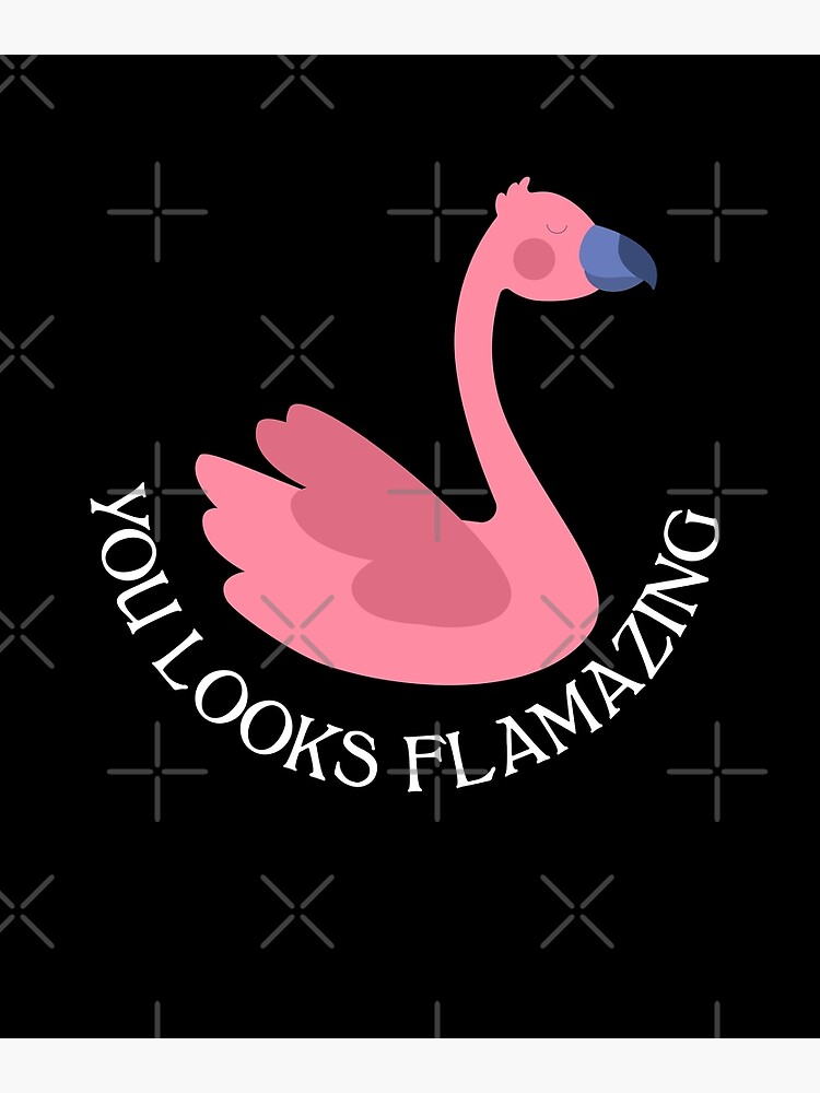 "You Looks Flamazing, 100 Days of School Flamingo 100th Day Teachers ...