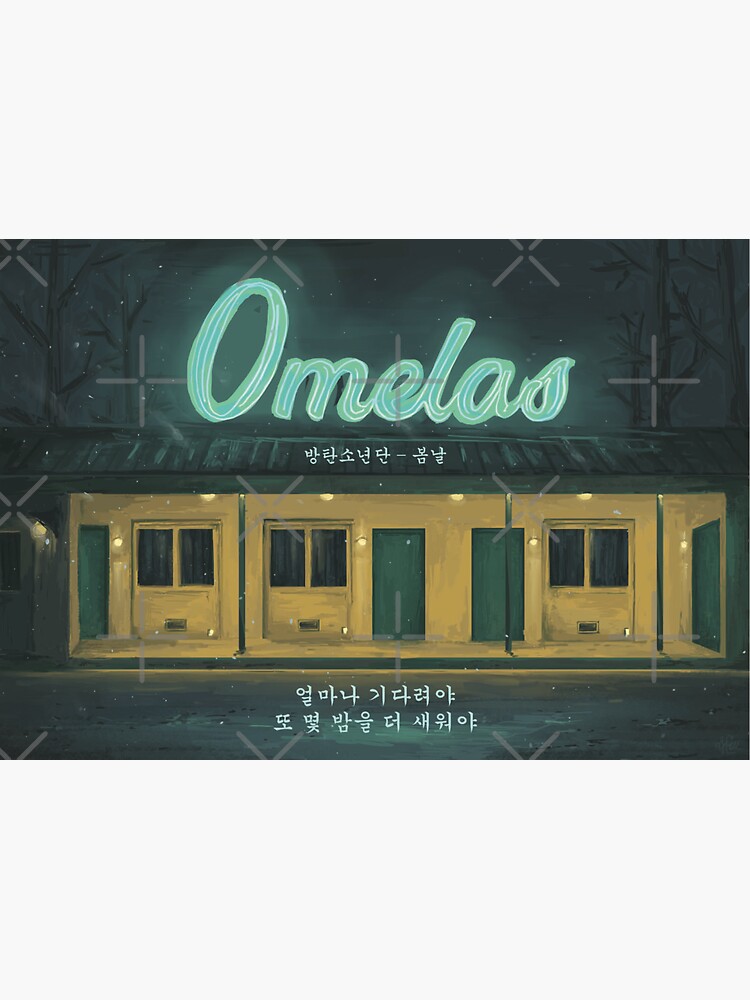 Pegatina «Inspirado en el K-Pop | BTS: Omelas» de Itsu31 | Redbubble