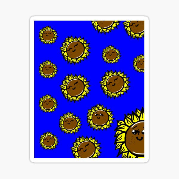 "Sunflower Soul identity" Sticker for Sale by QuietMochiArt | Redbubble