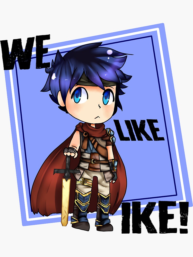 "We Like Ike!" Sticker by PastelSweets | Redbubble