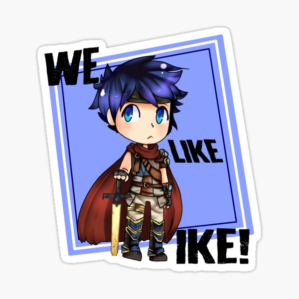 "We Like Ike!" Sticker by PastelSweets | Redbubble