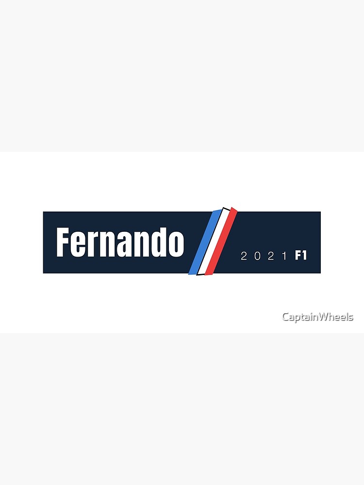 "Artwork for Fernando fans!" Poster for Sale by CaptainWheels | Redbubble