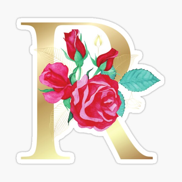 "Letter R" Sticker for Sale by MariesDesigns11 | Redbubble
