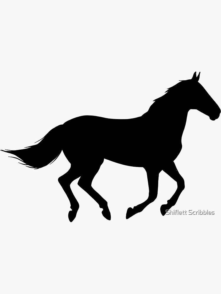 "Galloping Horse" Sticker by Shiflettphoto | Redbubble