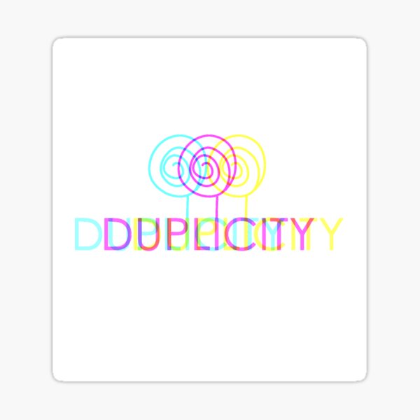 "Duplicity candy style" Sticker for Sale by ARTLETAR | Redbubble