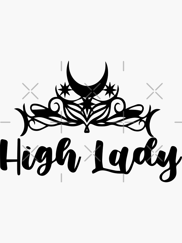 "High lady" Sticker for Sale by kd001614 | Redbubble