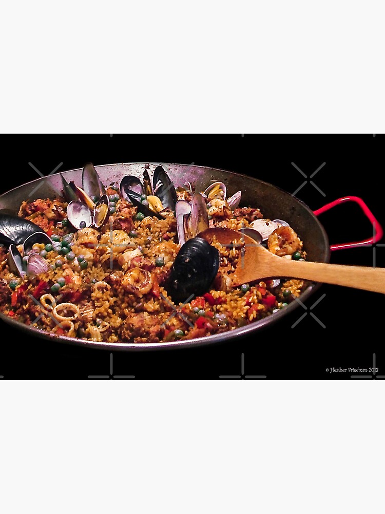 "Paella!" Sticker for Sale by heatherfriedman | Redbubble