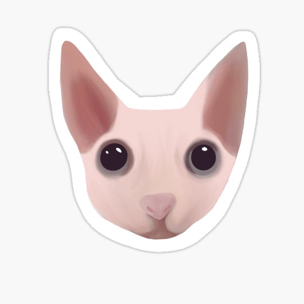 "bingus painting" Sticker by lindseymyree | Redbubble