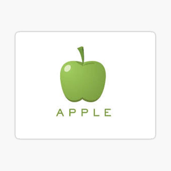 "apple fruit" Sticker by berenbeer | Redbubble