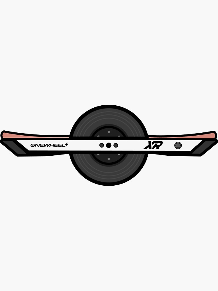 "Onewheel XR White" Sticker for Sale by eriknienhuis | Redbubble