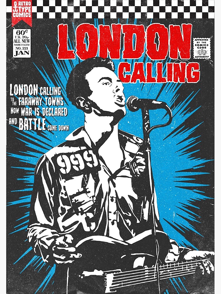 "London Calling " Poster for Sale by retro-typo | Redbubble