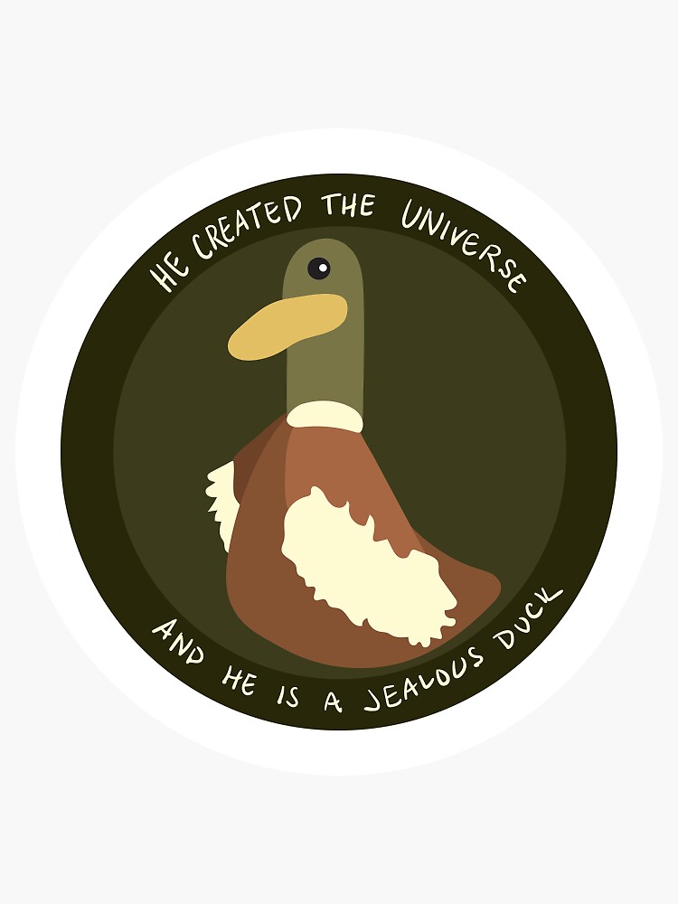 "Duck is Lord - Firebringer" Sticker for Sale by Hannahbark-art | Redbubble