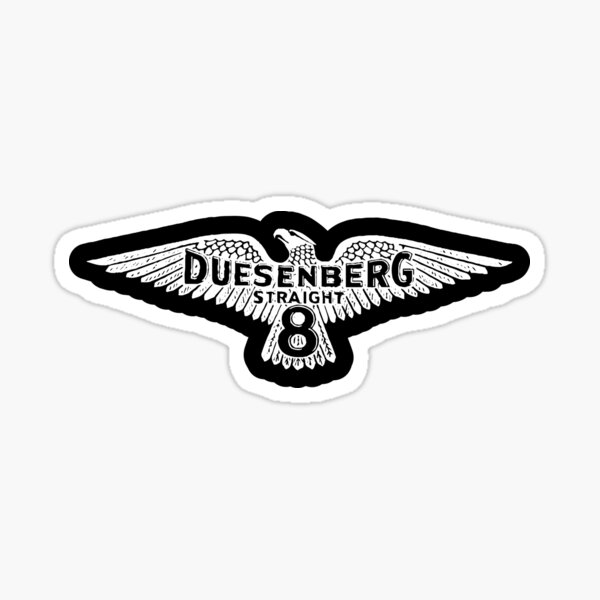 "Duesenberg Straight 8 - Doozy - Eight" Sticker for Sale by ...