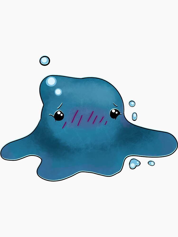 "Puddle Slime" Sticker for Sale by fewspaces | Redbubble